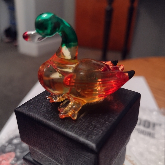 unknown sources | Art | Collectable Small Glass Duck Statue | Poshmark